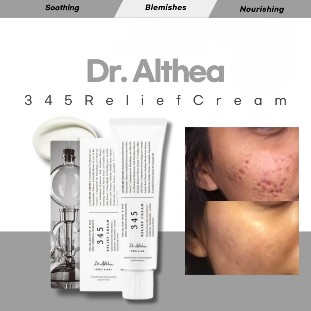 100% Original Dr. Althea 345 Relief Cream 50ml Korean Facial ...