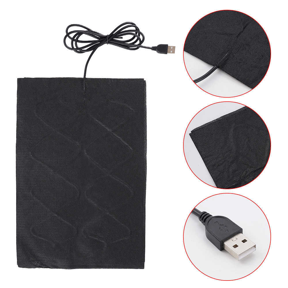 Quick heating film electric heating winter infrared heating pad 5V USB ...