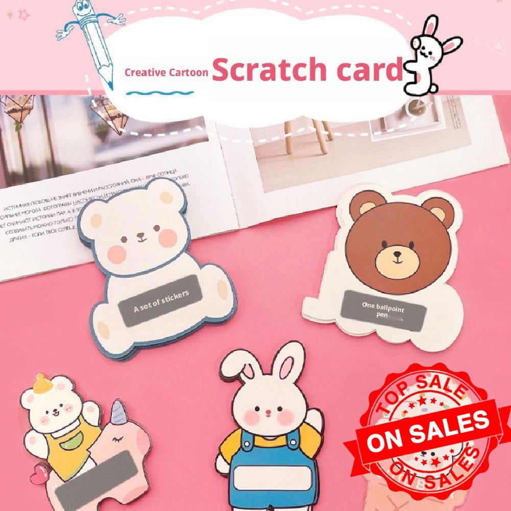 Scratch And Win Children Homemade Creative Diy Students Raffle Scratch ...