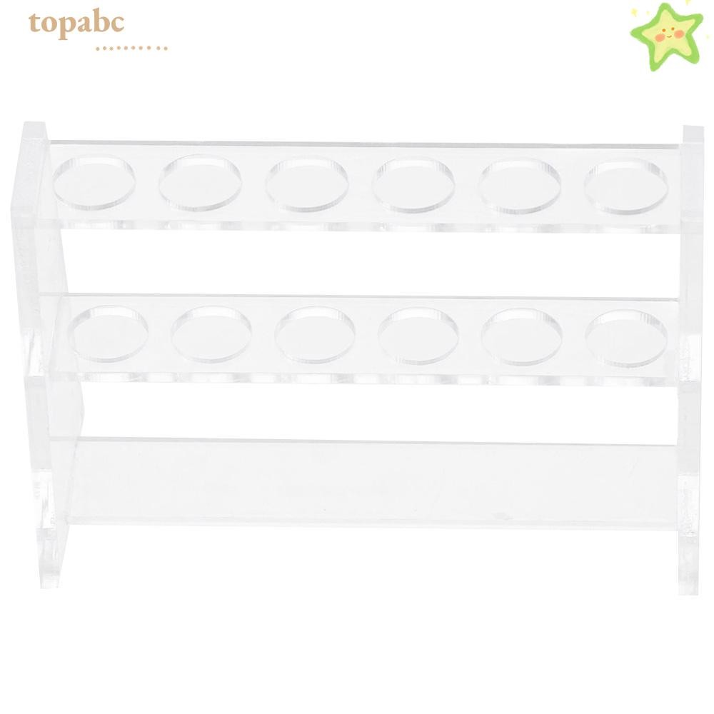 TOPABC Acrylic Test Tube Holder, 6 Well 16mm Centrifuge Tubes Rack ...