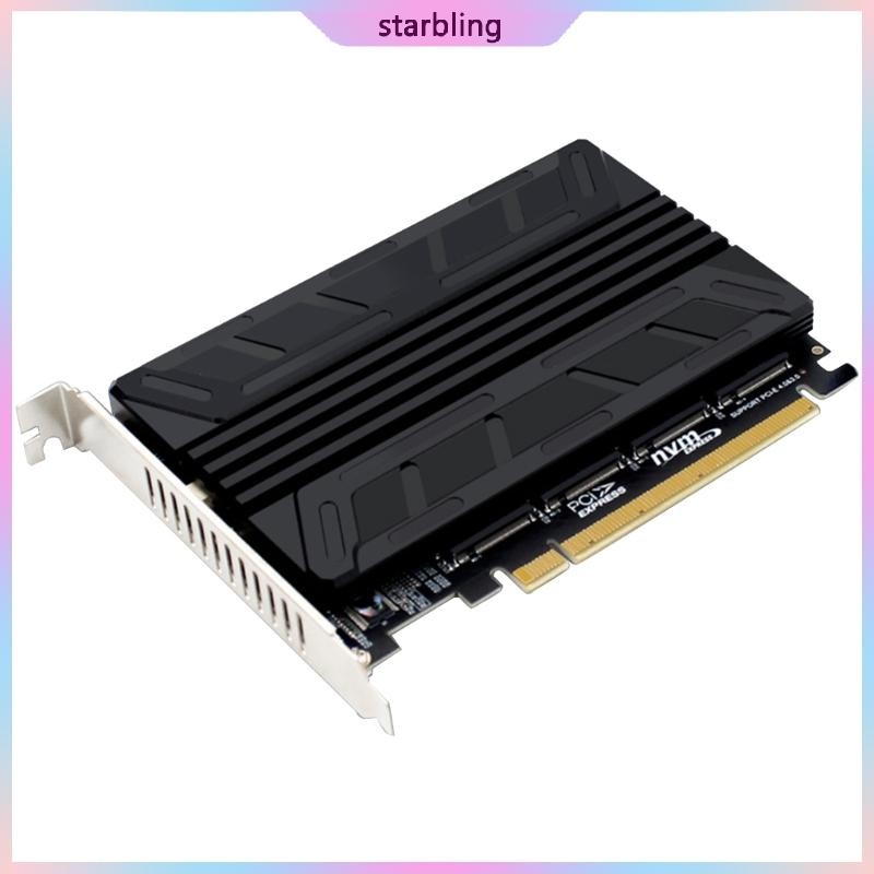 Star NVME M2 M-KEY SSD RAIDs PCIE X16 Array Expansion Adapter Board ...