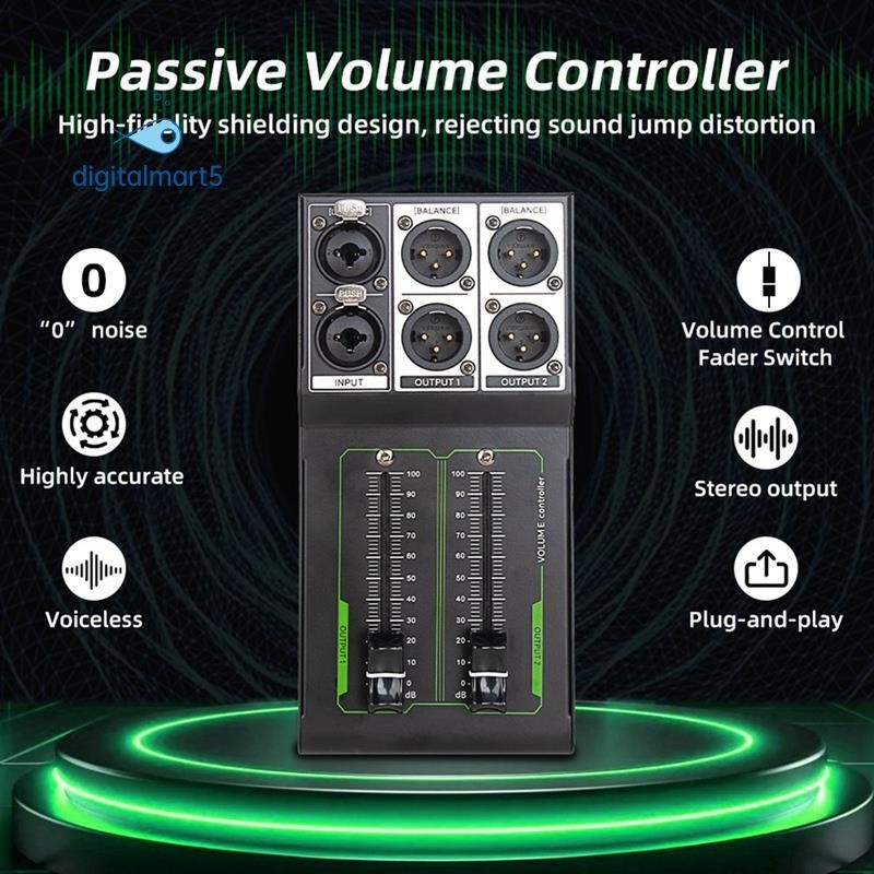 Passive Volume Controller No Noise Input and Output Sound Quality Lossless Mixer Volume ...