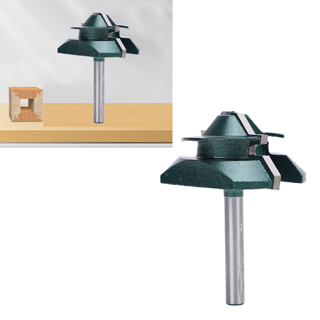 [MEET] Woodworking Router Bit 6mm Shank 2 Inch Blade 45 Degree Lock ...