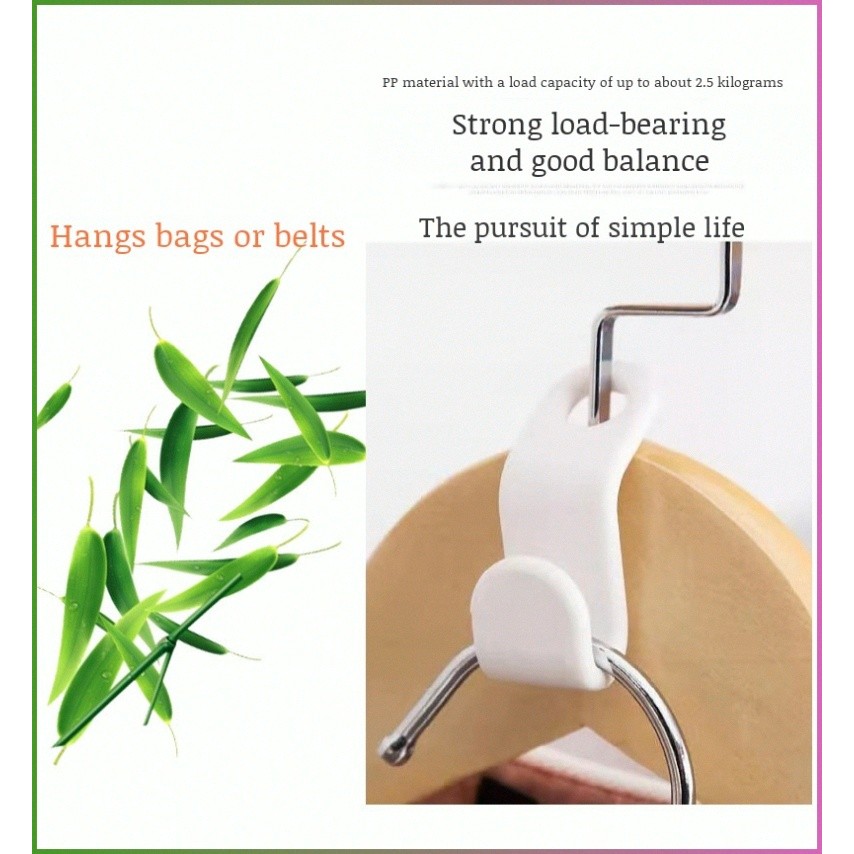 Clothes Hanger Bracket Space-saving Clothes Hanger Accessories Multiple ...