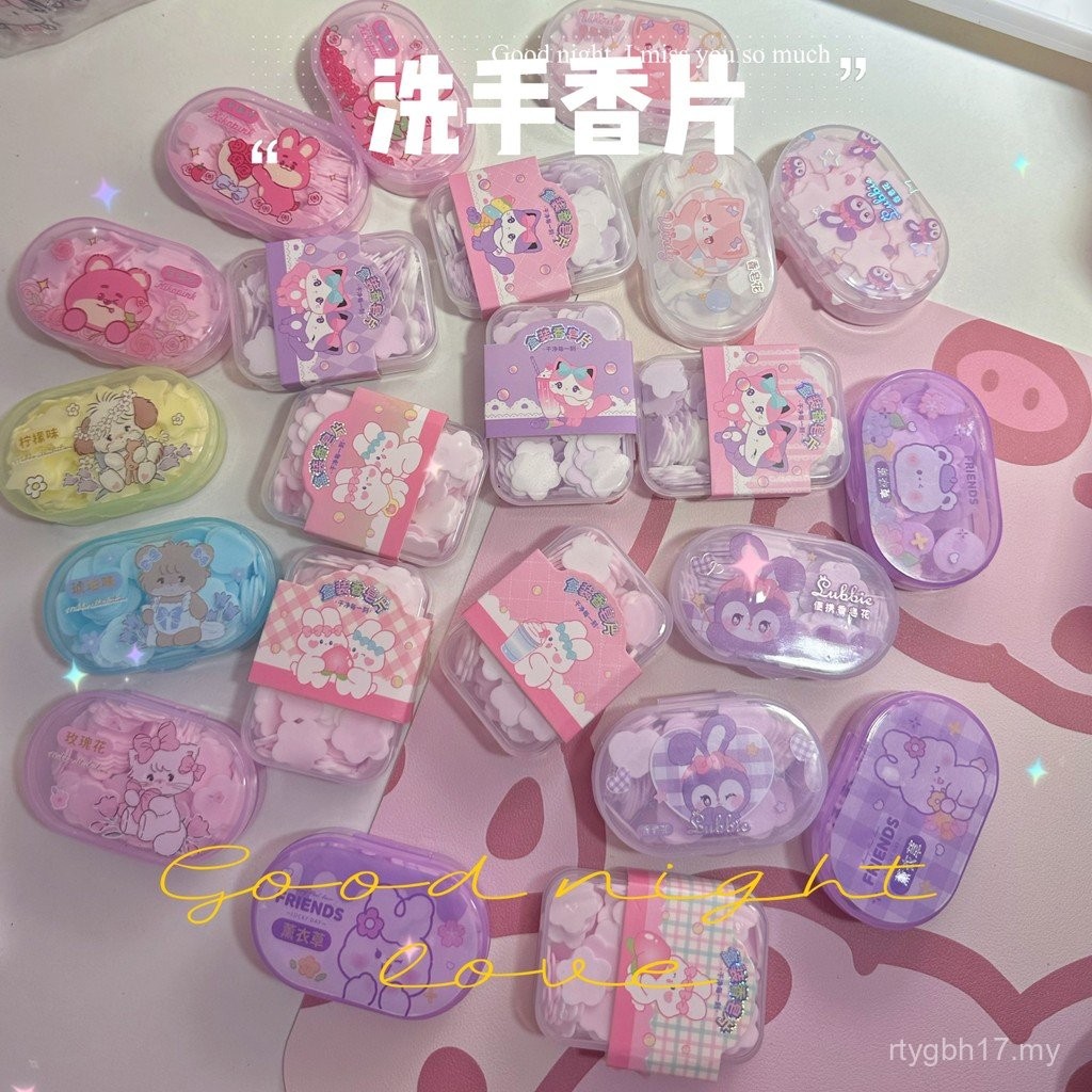 Tablet Sanitizer Tangan Mudah Alih Mikko untuk Pelajar dan Kanak-kanak, Tablet Sabun Kelopak ...