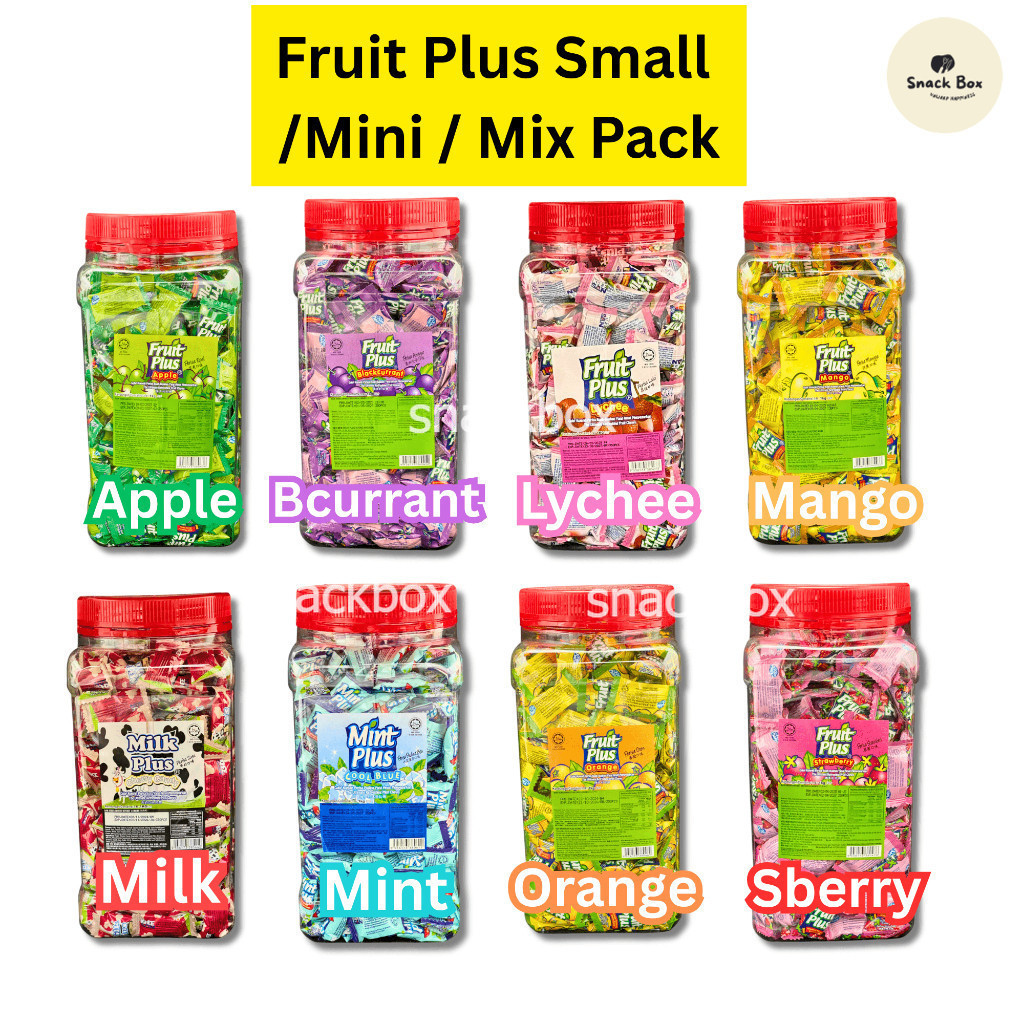 Fruit Plus Candy Chewy Candy Small / Mini / Mix Pack ( 100pcs / 15 pcs ...