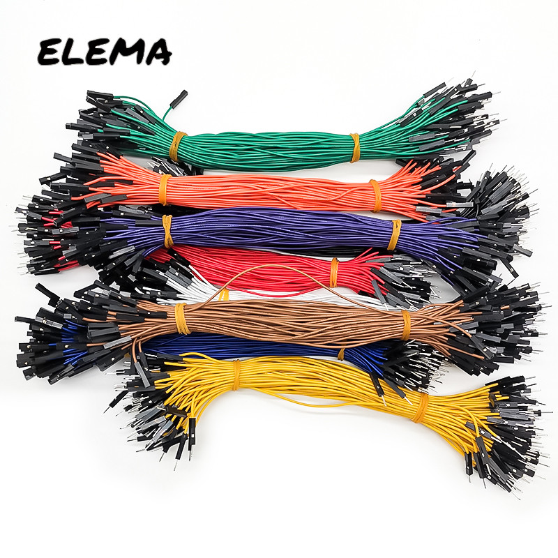 1P Dupont Wire Cable 2.54mm Male Female Dupont Jumper Wire Bread board ...