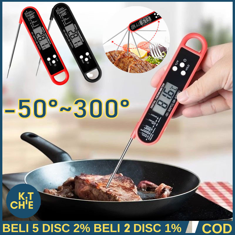 Digital Food Thermometer Kitchen Food Thermometer Temperature Measuring ...