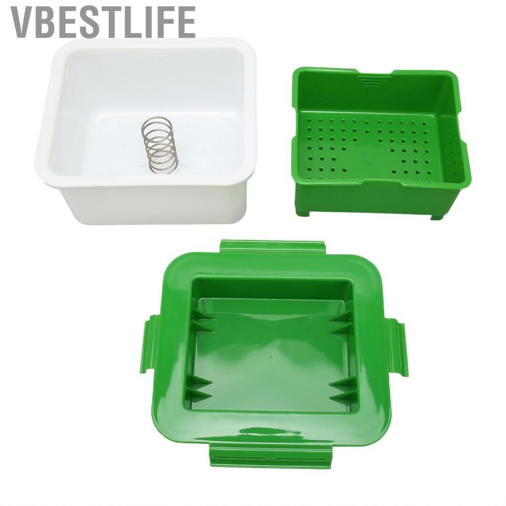 VBESTLIFE Tofu Press with Drain Holes Evenly Pressed Easy Use Drainer ...
