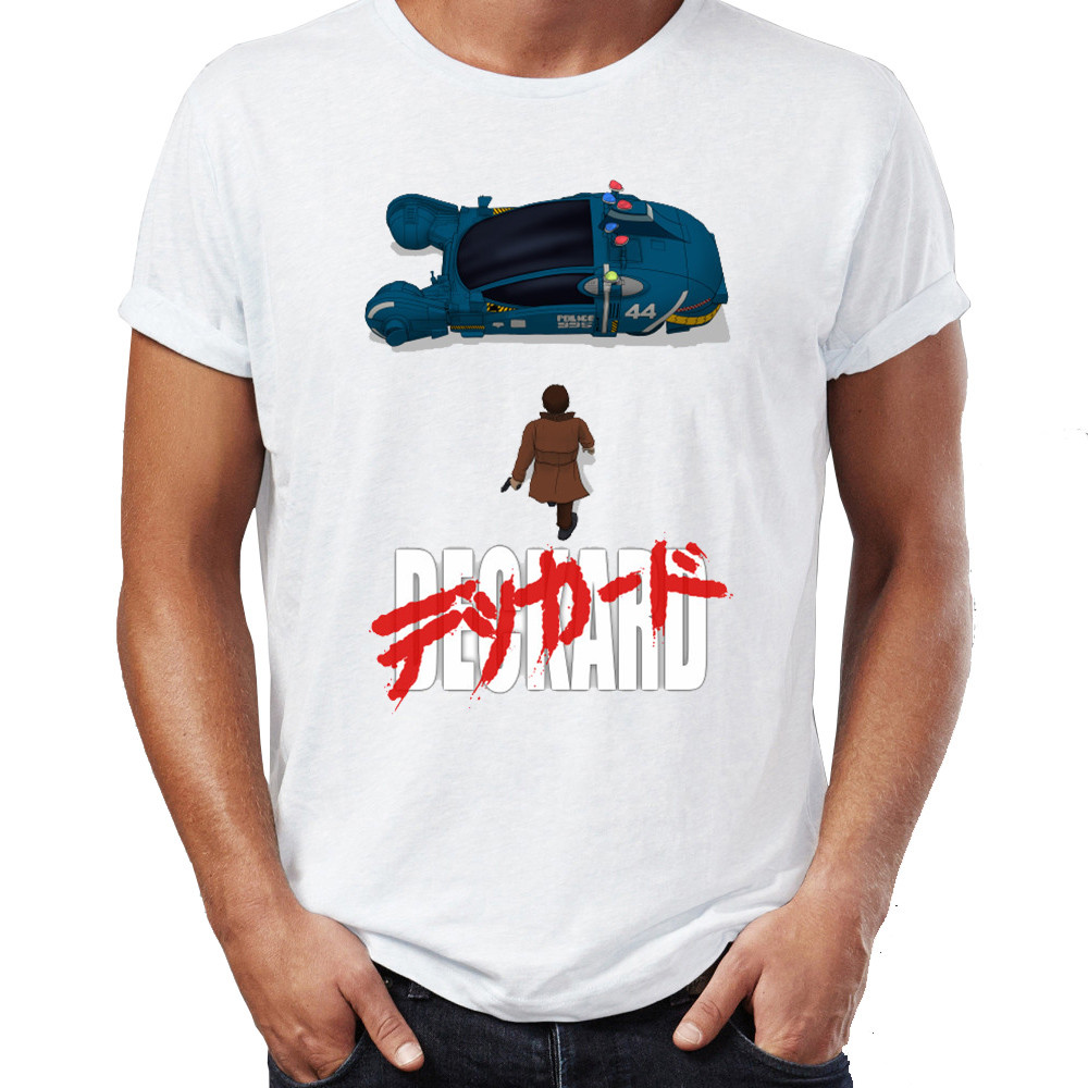 Mens Tshirt Deckard Blade Runner Deckard Akira Mushup Movie Badass ...