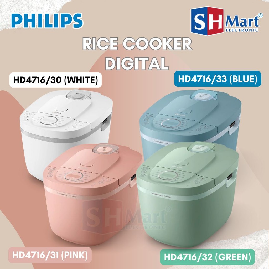 Philips DIGITAL RICE COOKER 1,8 LITER HD4716/30 /31 /32 /33 RICE COOKER ...