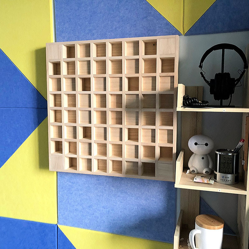 Acoustic Panel Soundproof solid wood diffusion panel full frequency ...
