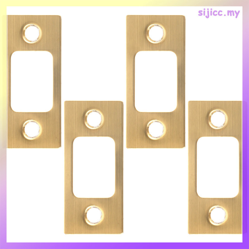4 Pcs Door Lock Deadbolt Gate Wooden Accessories Hole Cover Plate Block ...