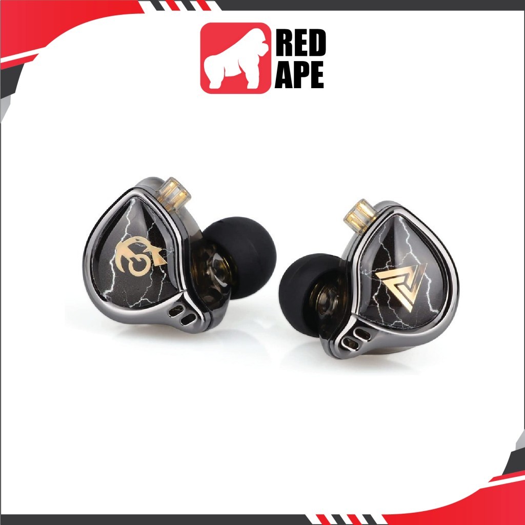 QKZ x HBB Khan, In- Ear Monitors: 2DD Dynamic Driver HiFi with 3D ...