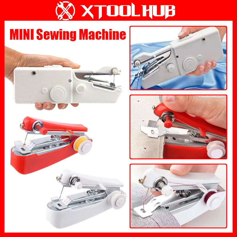 Mini Hand-Held Sewing Machine Household Portable Electric Tailoring ...