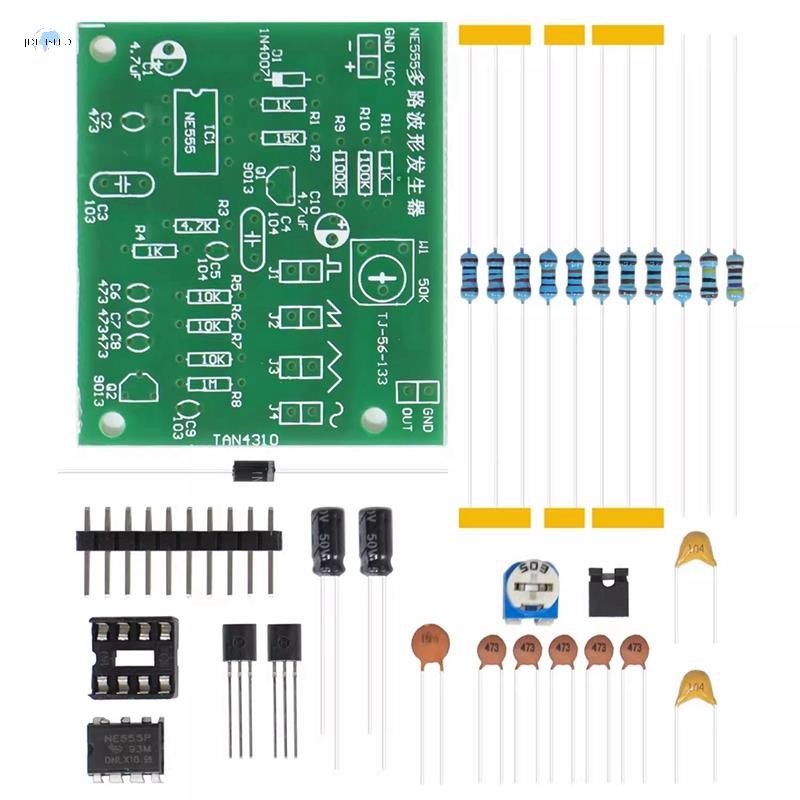 Sine Triangle Square Wave NE555 Multi-Channel Waveform Generator Module ...