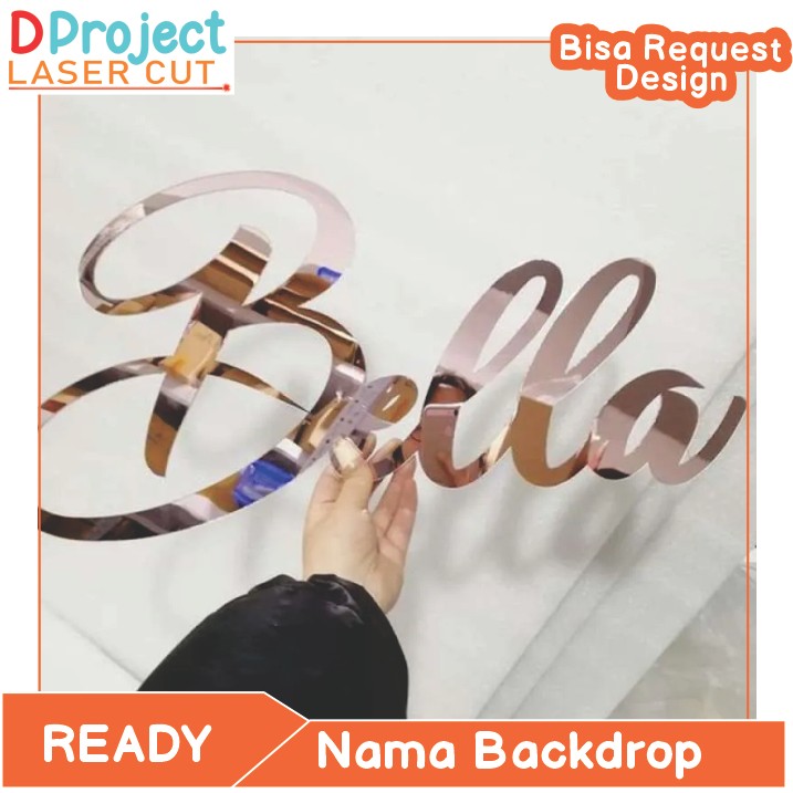 Acrylic name backdrop Acrylic name backdrop custom size | Shopee Malaysia
