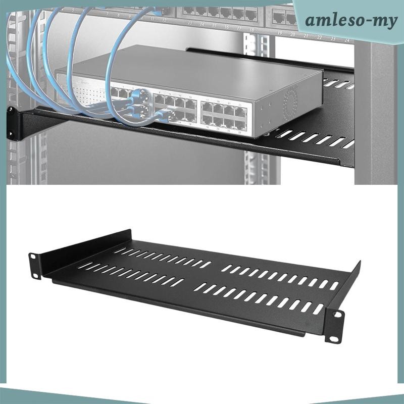 [AmlesoMY] 1U Server Rack Shelf 10inch Deep 1U Server Rack for Device ...