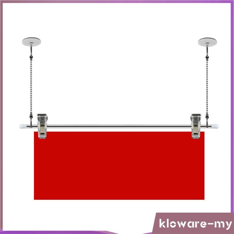 [KlowareMY] Ceiling Sign Hanger Ceiling Sign Holder Support Clamp ...