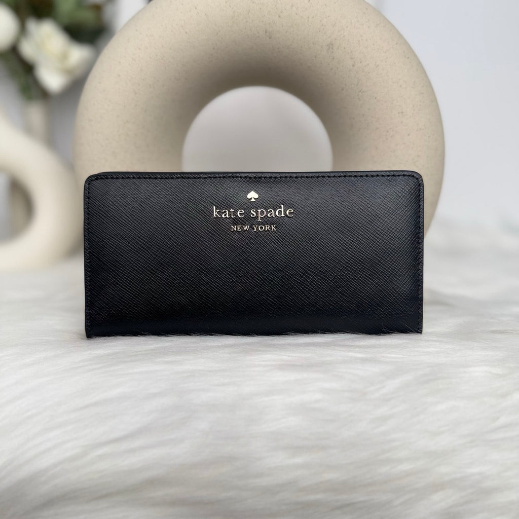 [CLEARANCE] KS Staci Large Slim Bifold Wallet in Black (WLR00145 ...