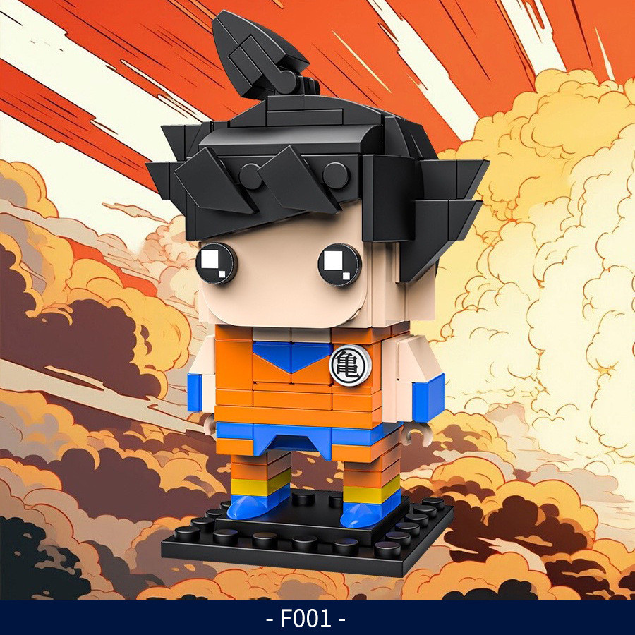 Blok Bangunan Dragon Ball Gaya Anime Sun Wukong Serasi dengan Mainan ...