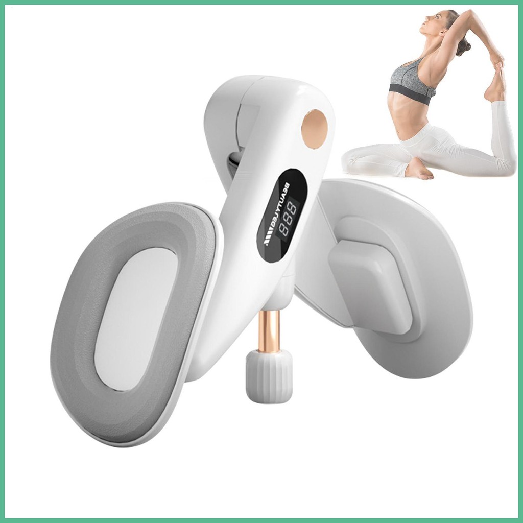 Inner Thigh Leg Exerciser Pelvic Hip Trainer with Counter Pelvic Floor ...