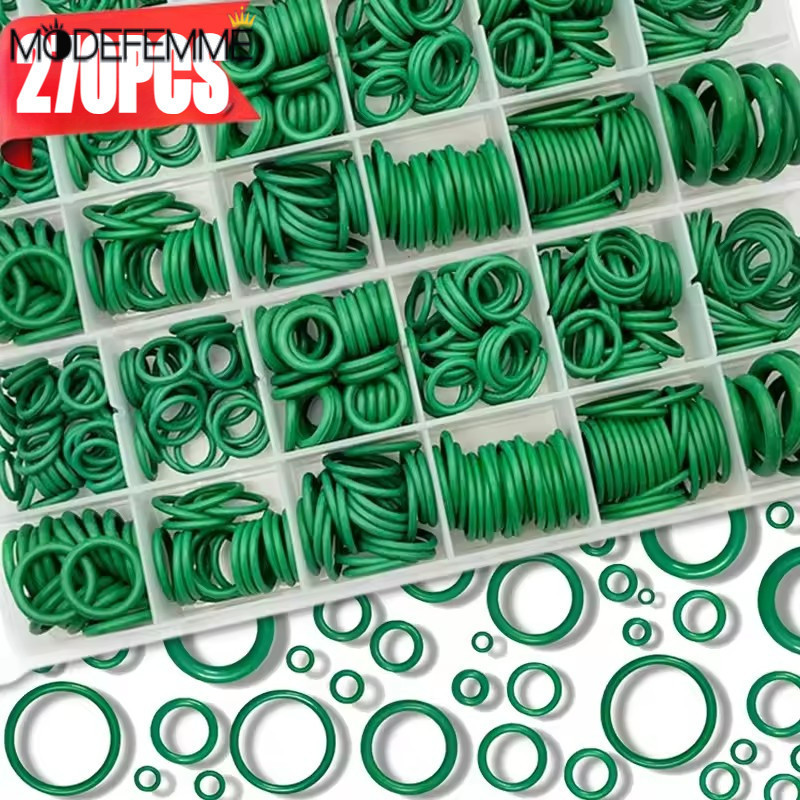 270pcs AC O-Ring Seals Kit - High-Quality Rubber Gaskets for Air ...