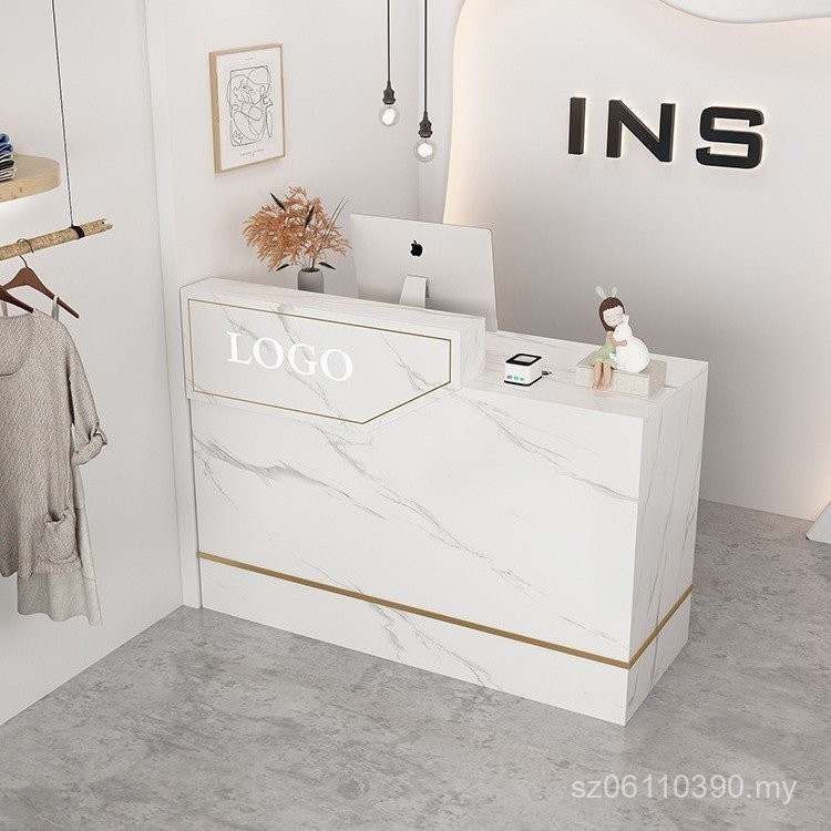 Modern Simple Cash Register Reception Table Clothing Store Front Desk ...