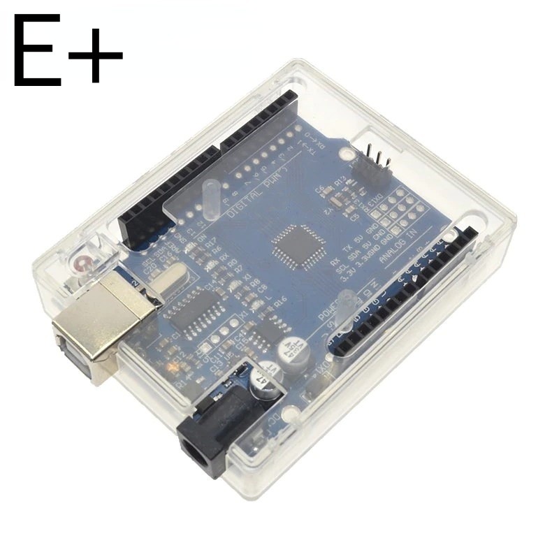 Transparent Transparent Box Shell, Suitable for Arduino UNO R3 MEGA328P (UNO R3 Not Included ...