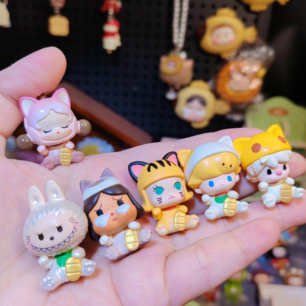 Popmart popmart Genuine Lucky Cat Cat Cute Granules sp Labubu Crying ...