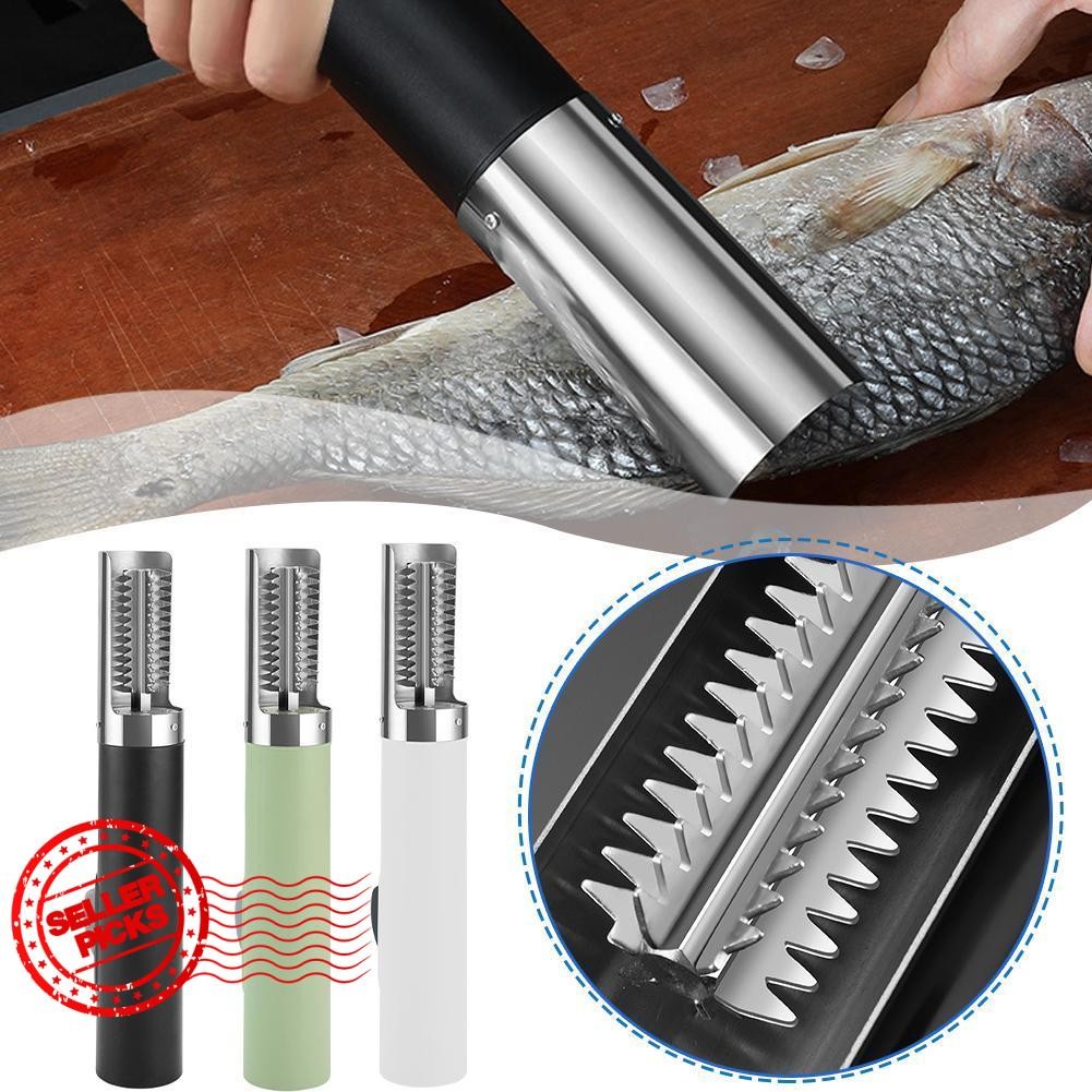 Wireless Portable Electric Fish Scaler Usb Charging Tools Planer Scale ...