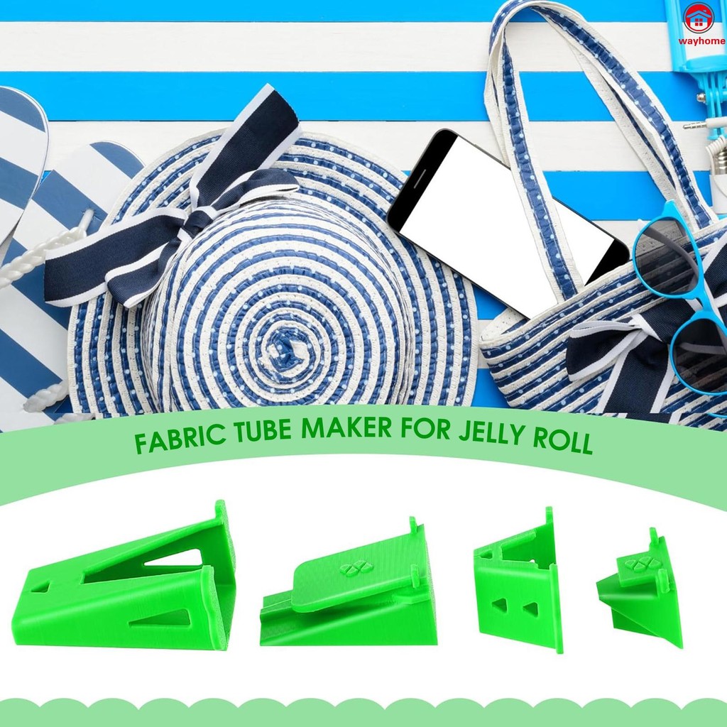 2 Set Bias Fabric Roll Tape Maker Avoid Hand Injured when Sewing Design ...