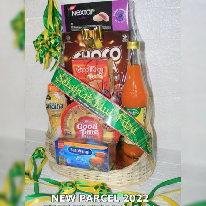 Parcel Lebaran Idul Fitri beautiful souvenir hampers / Parcel Lebaran ...
