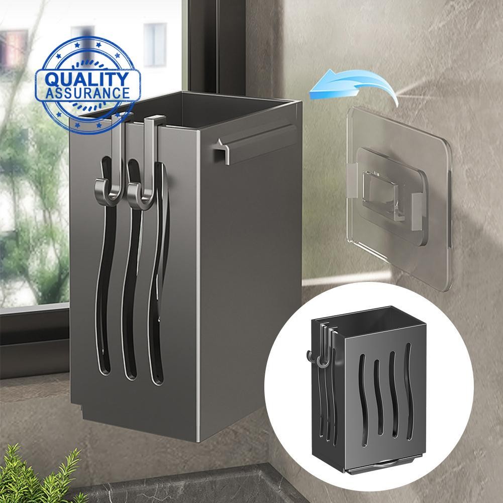 Kitchen Chopstick Rack Wall-mounted Chopstick Cartridge Holder Wall ...