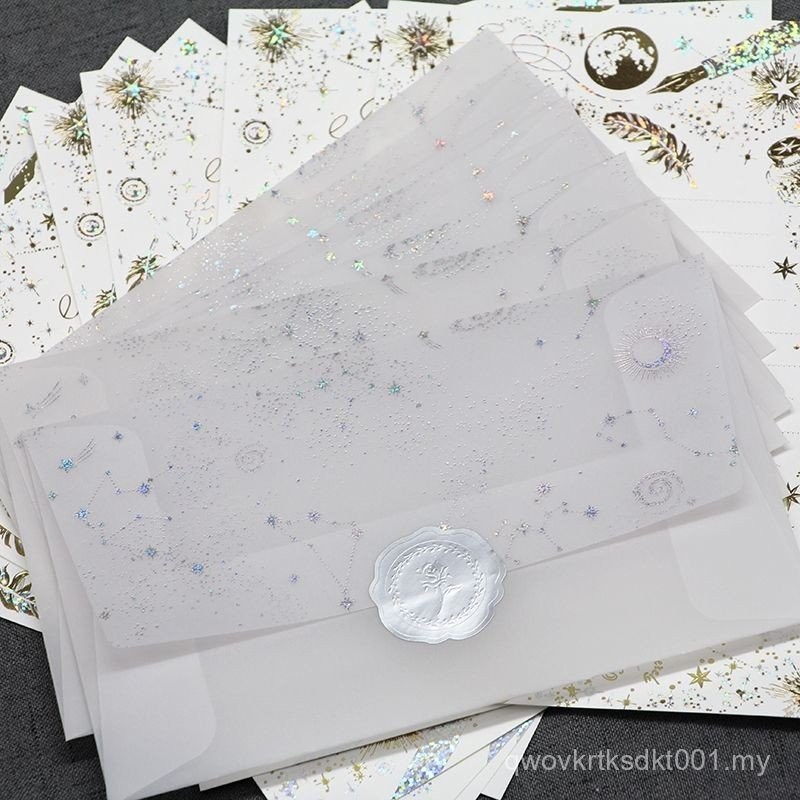 Starry Sky Style Gilding Aluminum Foil Sticker Packaging Card Writing ...