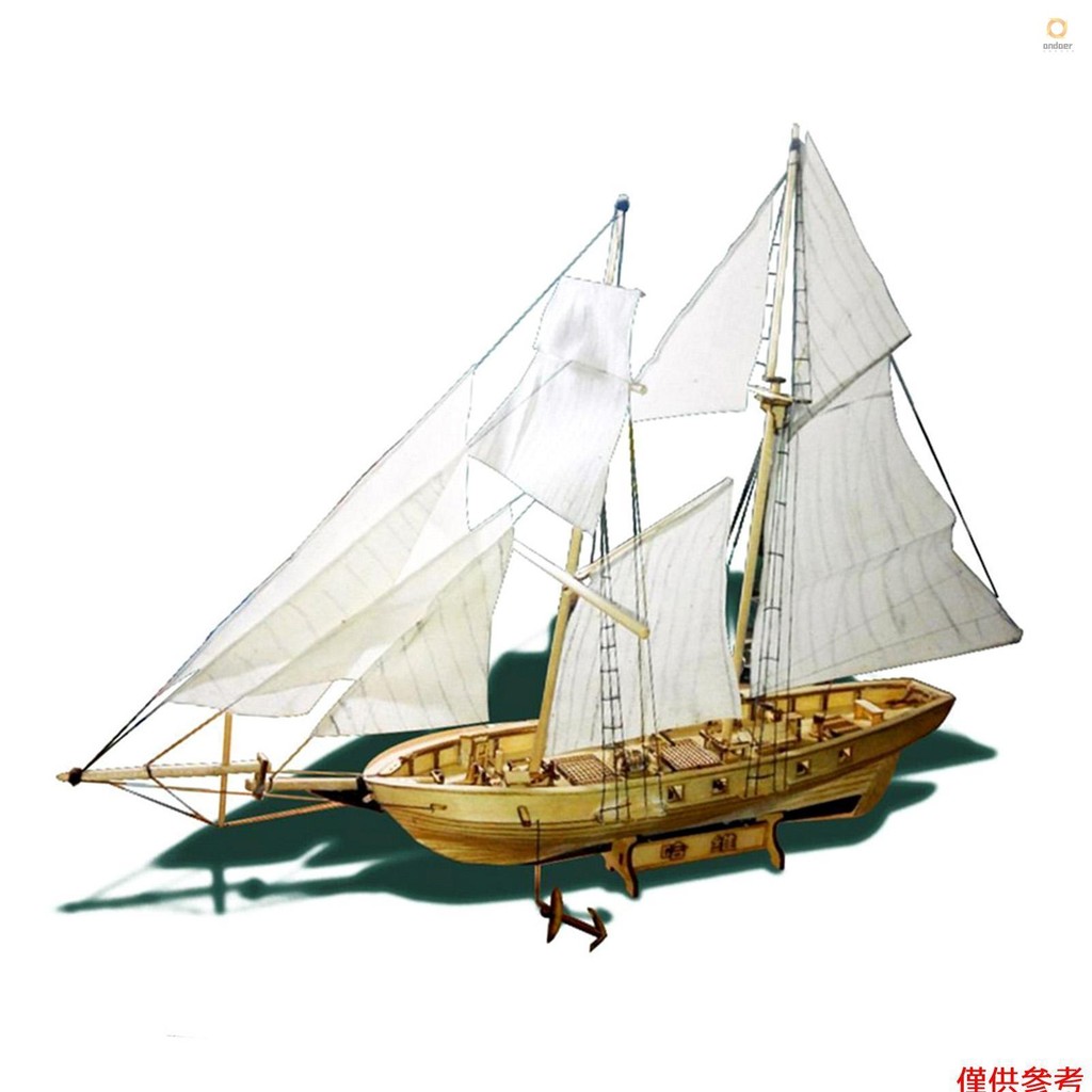 DIY Ship Assembly Model Kits Wooden Sailing Boat Scale Model Decoration ...