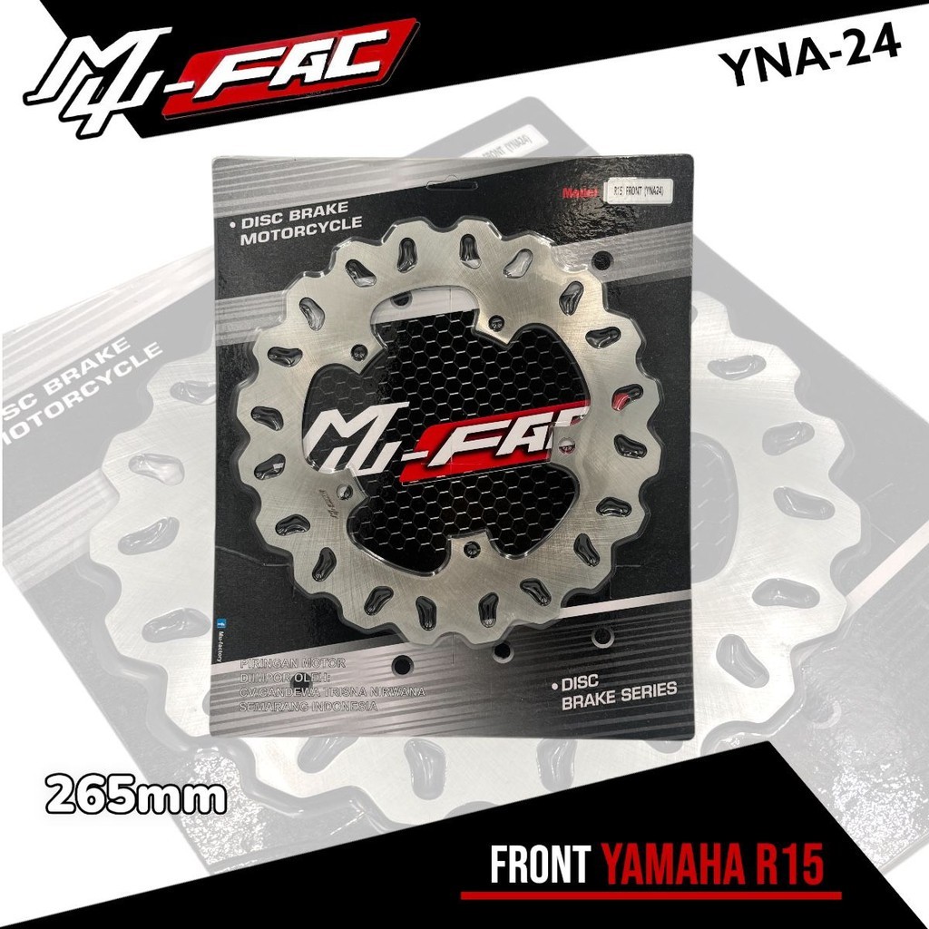 Mufac Front Disc Yamaha R15 265MM Plain Serrated Model | Shopee Malaysia
