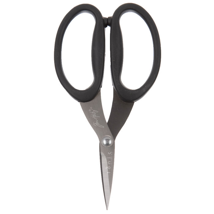 Tim Holtz Non-Stick Micro Serrated Mini Snips 5" (New Color Black ...