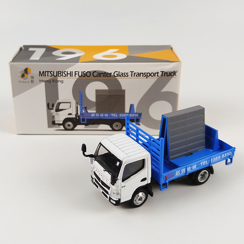 Tiny 196 Mitsubishi Fuso Canter Glass Transport Truck 1/76 Diecast ...