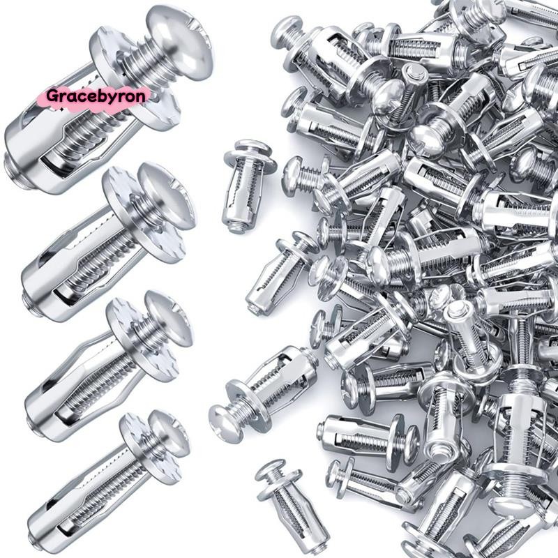 40pcs M 4 M5 M6 M8 Petal Nuts,Expansion Screw Jack Nut,for Hollow Wall ...