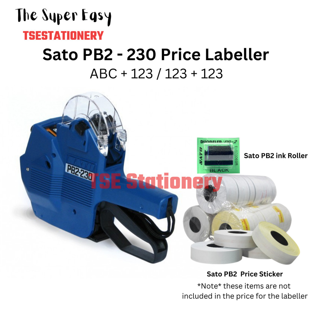 Sato SP2 PB2 2Y Hand Label Price Tag Machine Labeller Machine Original ...