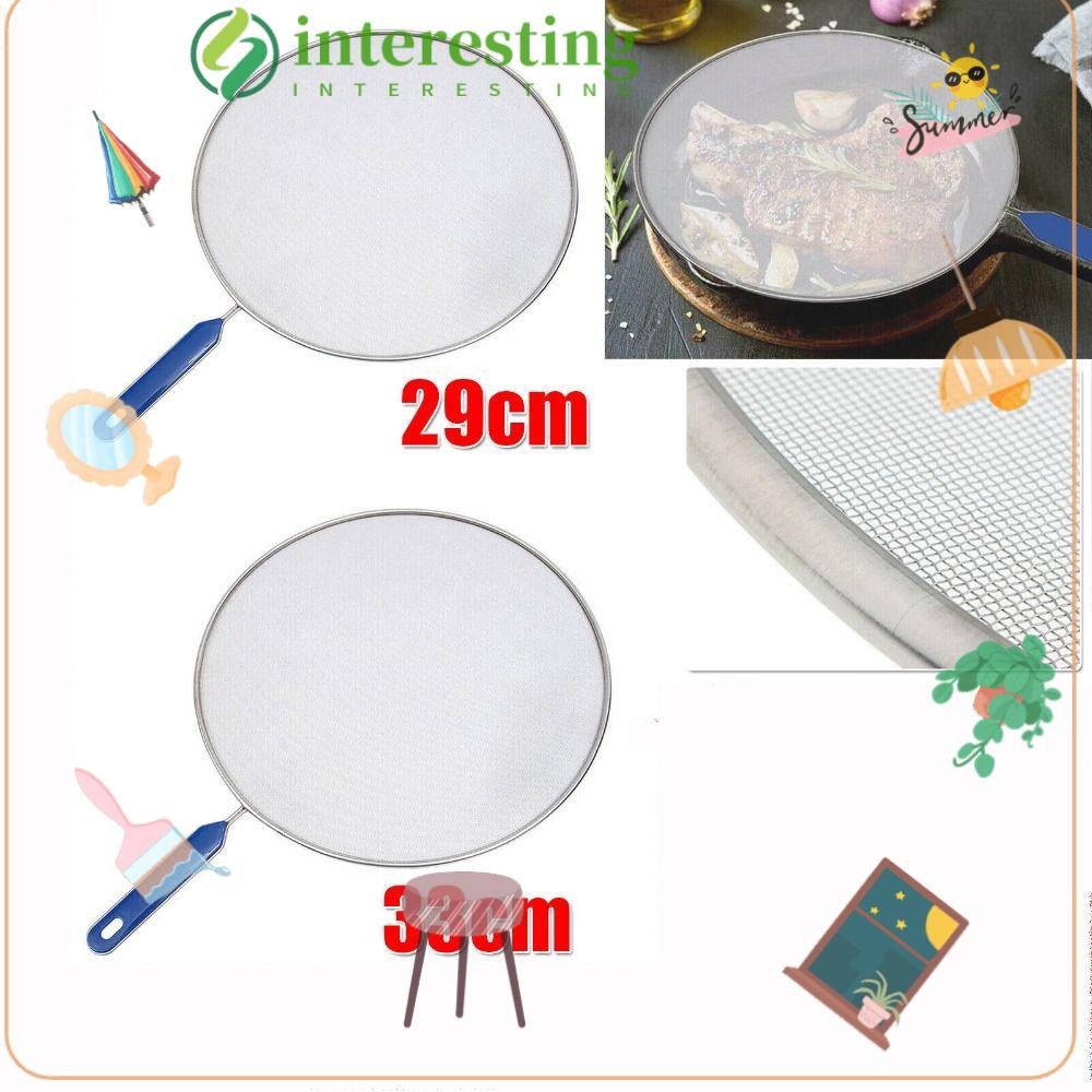 INTERESTING Grease Splatter Screen Anti Splatter Guards Mesh Stainless ...