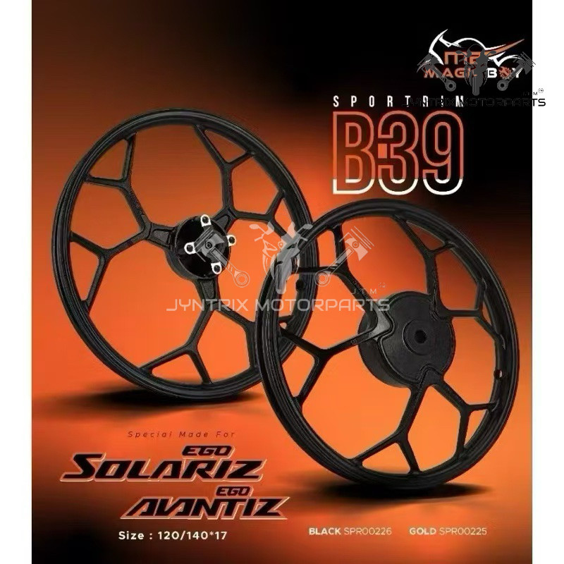 SPORT RIM MAGIC BOY B39 CUTTING AEROX THAI AVANTIZ/SOLARIZ/EGO GEAR/EGO ...