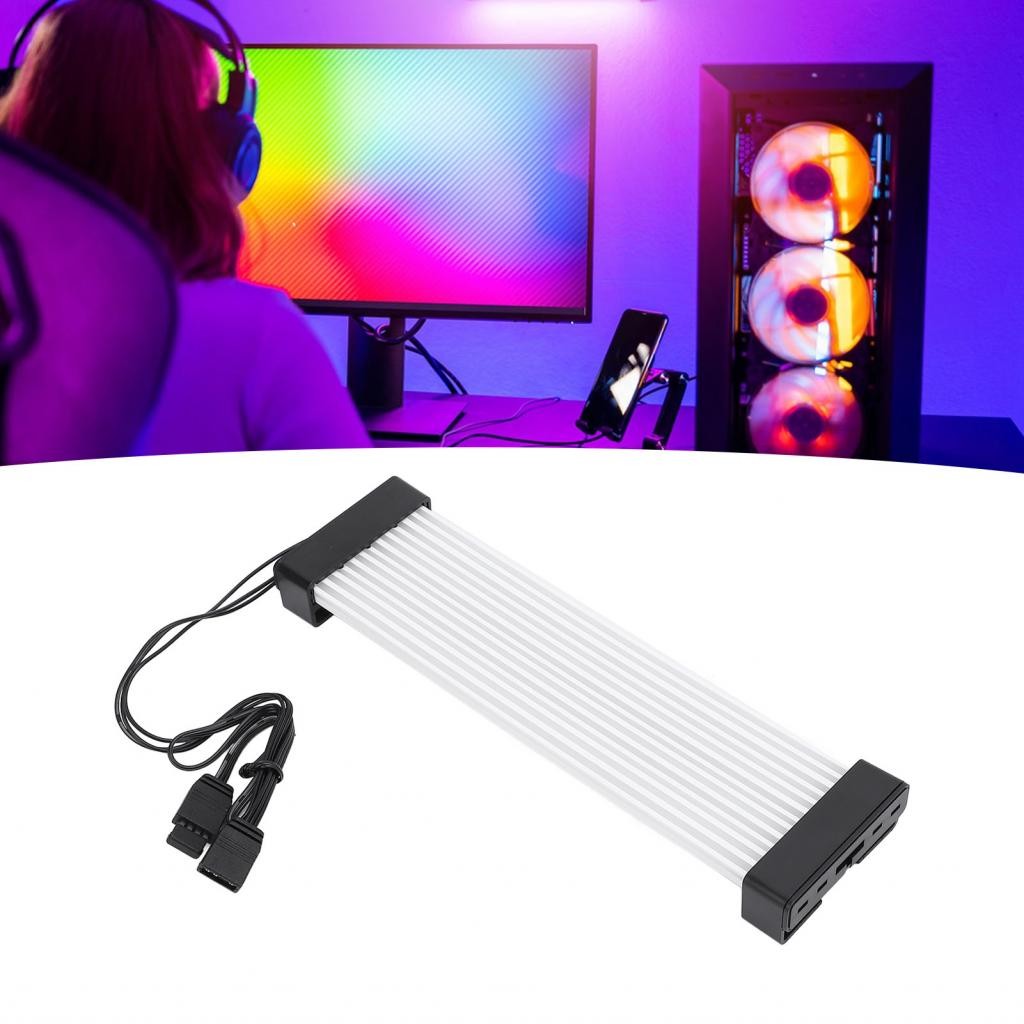 Tominihouse RGB PSU Extension Cable 24 Pin to 205mm Silicone 5V ARGB ...