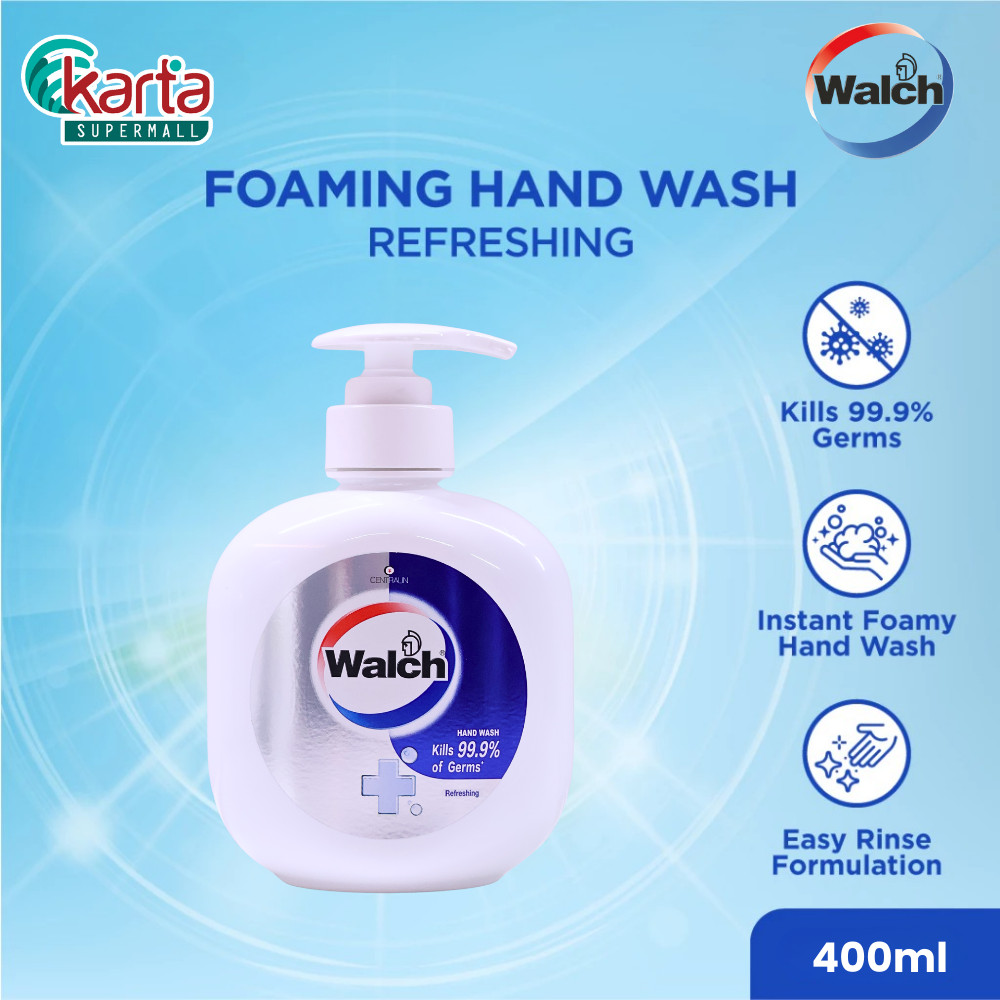 Walch Antibacterial Hand Wash - Refreshing (400ml) | Shopee Malaysia