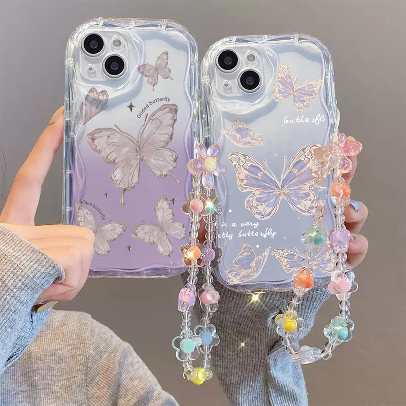 Butterfly Chain Casing For Samsung Galaxy A06 A25 A10 A11 A31 A51 A71 ...