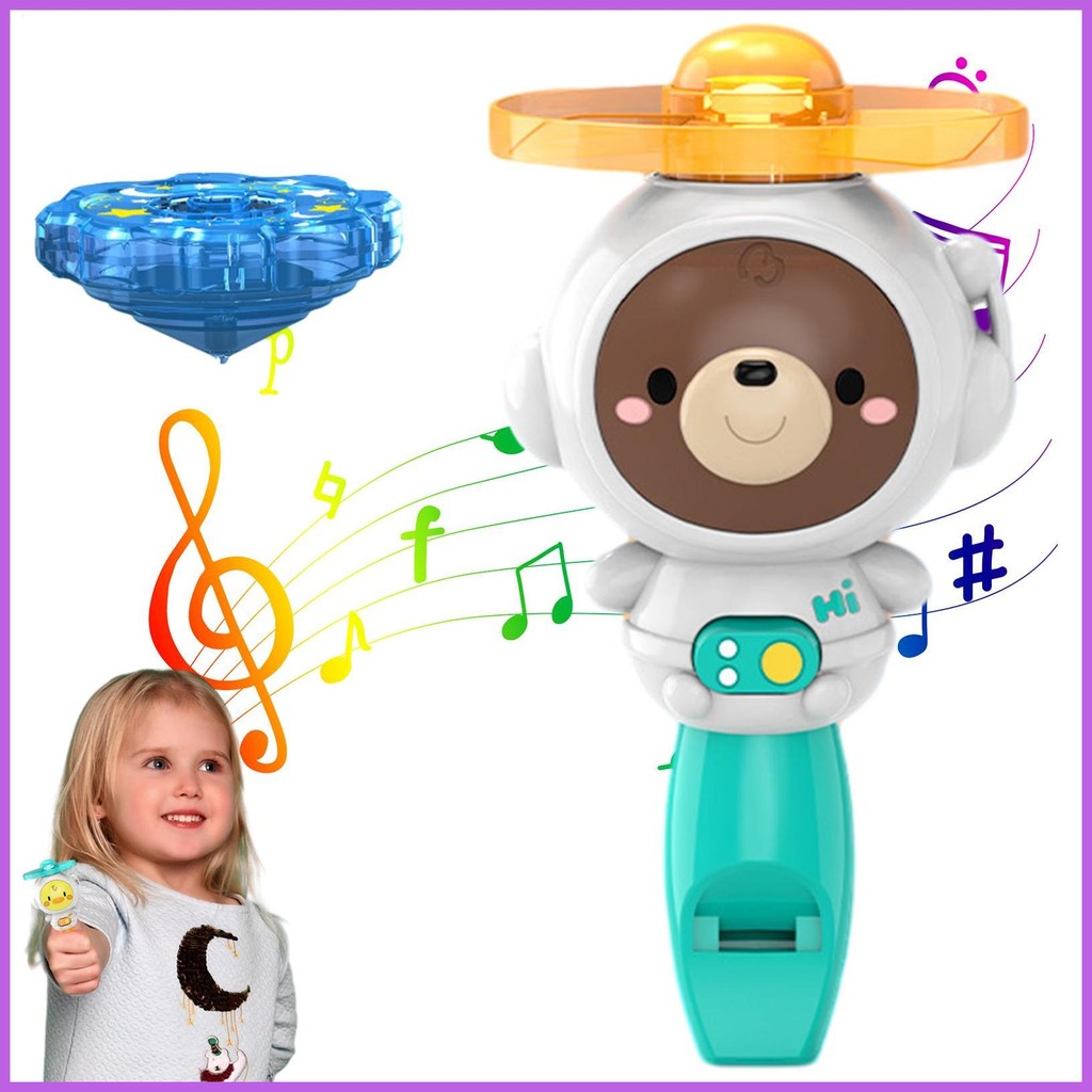 Flying Gyroscope Toy Whistle Kids Lighted Gyroscope Spinner Toy for ...