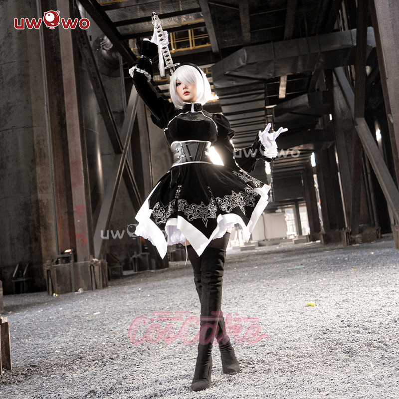 Uwowo Game Nier: Automata YoRHa No.2 Type B 2B Cosplay Costume | Shopee ...