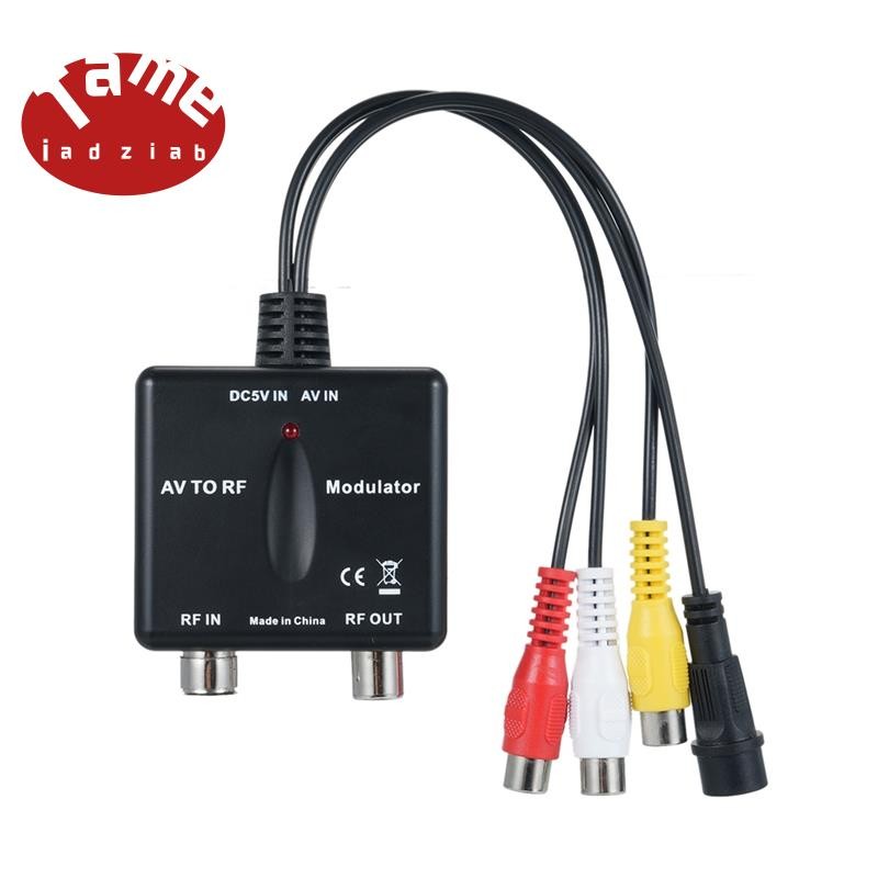 Mini RF Modulator AV to RF Modulator Output NTSC CH3 Channels PLL ...