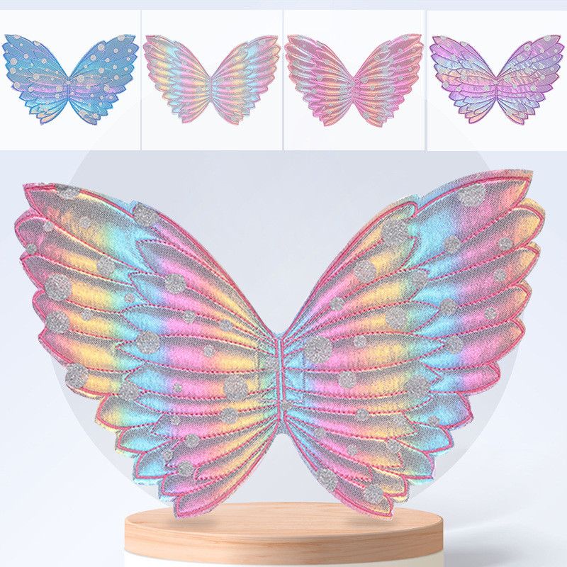 Children Fairy Wings Single-layer Butterfly Wings Elf Princess Colorful ...